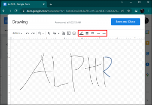 How to Insert a Signature Line in Google Docs