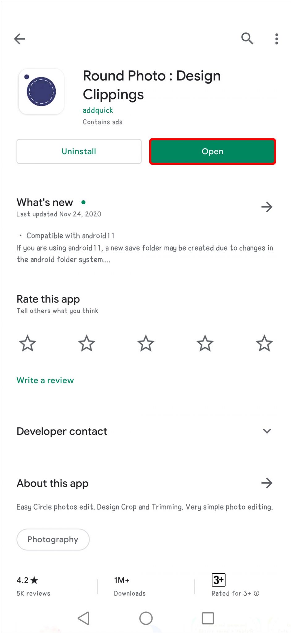 How to Make a Picture Round on an Android Device