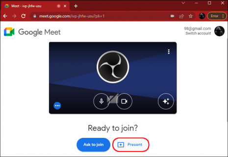 How to Present a PowerPoint in Google Meet