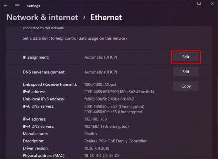 How to Set a Static IP Address in Windows 10