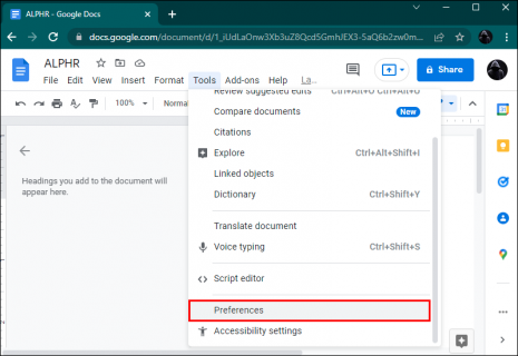 How to Turn Off AutoCorrect in Google Docs