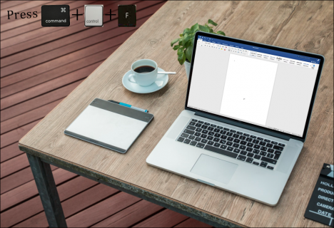 How to Use a Shortcut and Go Full-Screen