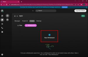 How to Use the Whiteboard in Webex
