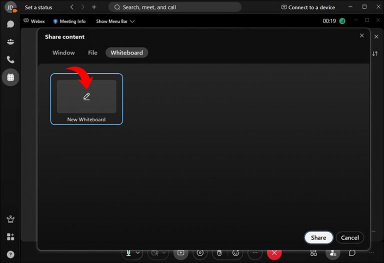 How to Use the Whiteboard in Webex