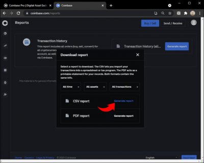 How to View Transaction History in Coinbase