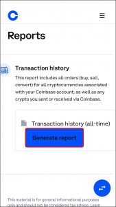 How to View Transaction History in Coinbase