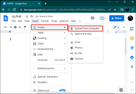 How to Insert a Signature Line in Google Docs