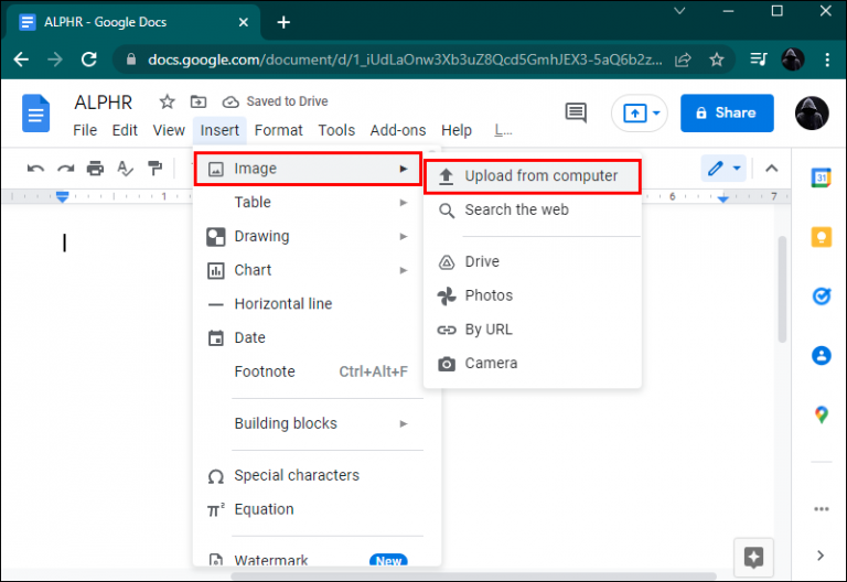 How to Insert a Signature Line in Google Docs