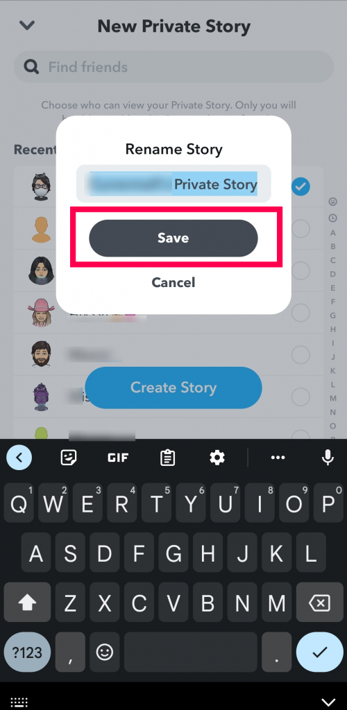 How To Make a Private Story in the Snapchat App