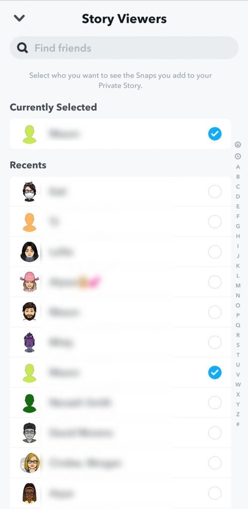 How To Make a Private Story in the Snapchat App