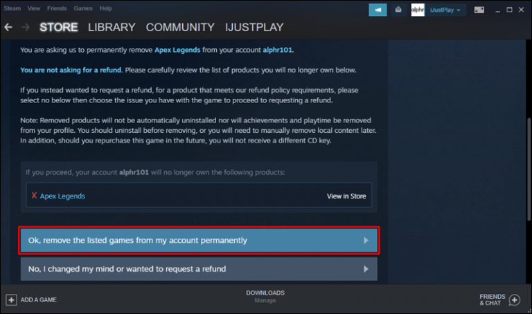 How to Remove or Hide a Game from Steam