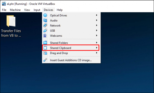 How To Transfer Files from VirtualBox to Host
