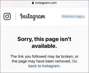 How To Find a "User Not Found" on Instagram