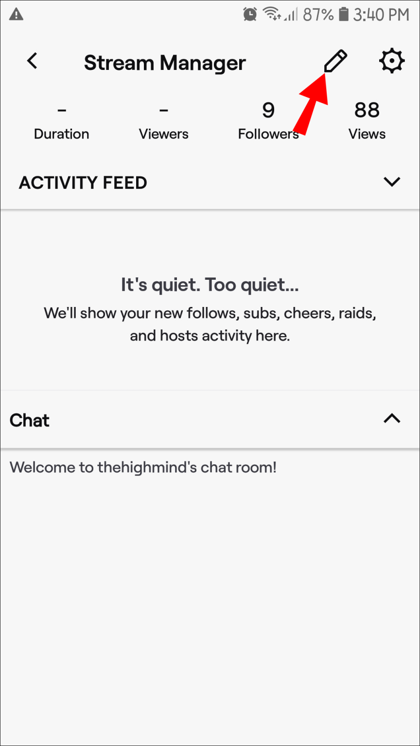 How To Change the Stream Title on Twitch