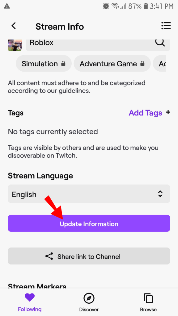 How To Change the Stream Title on Twitch
