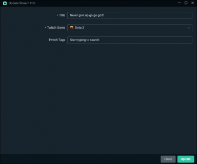 How To Change the Stream Title on Twitch