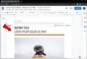 How to Create Different Headers for Different Pages in Google Docs