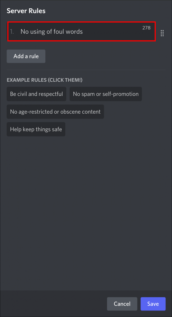 How To Add Rules to a Discord Server