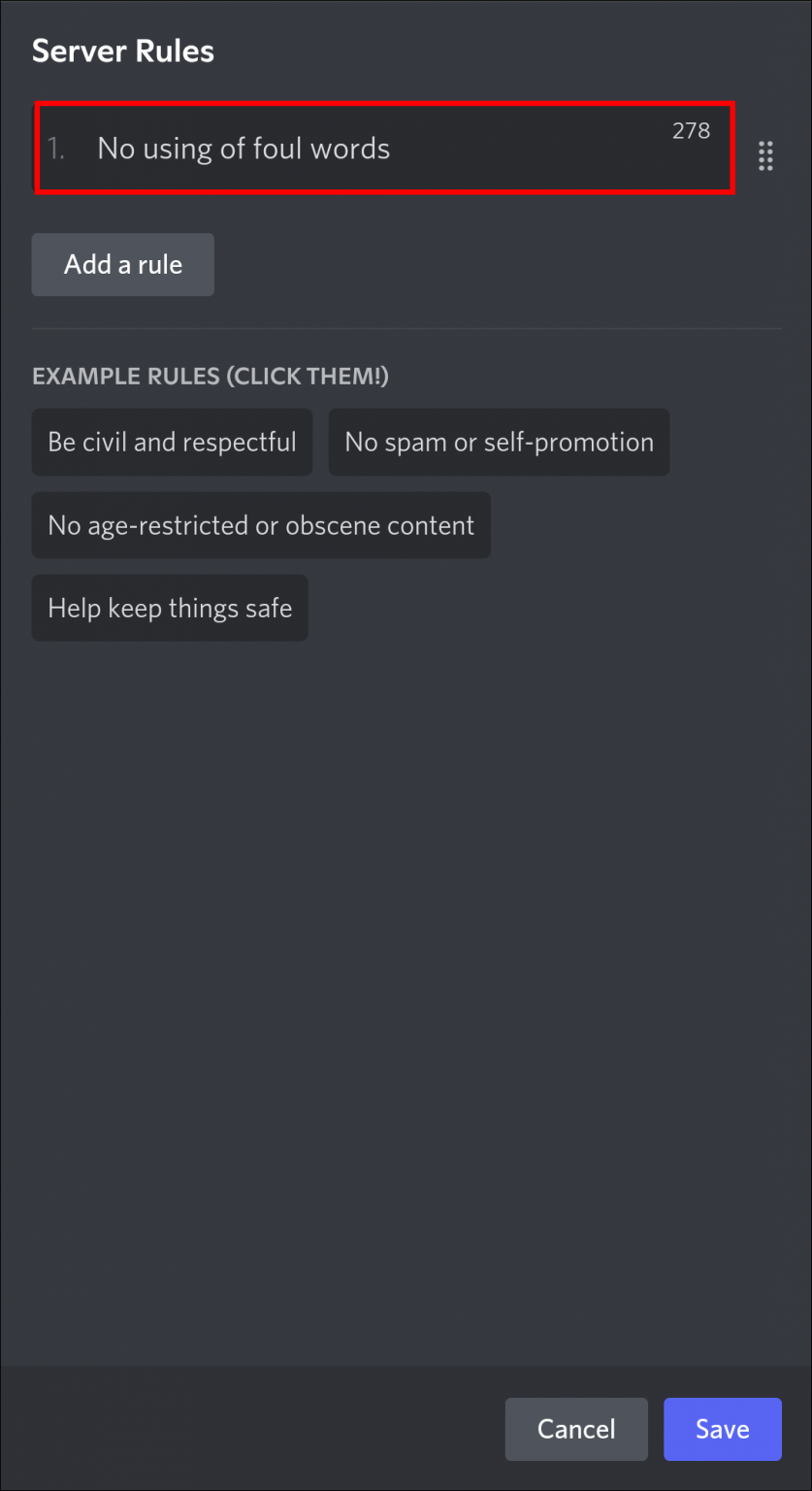 How To Add Rules to a Discord Server