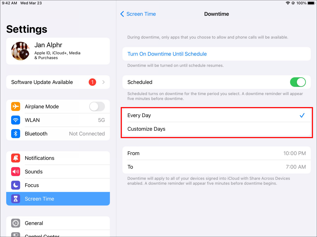 How to Set a Timer to Turn Off iPad
