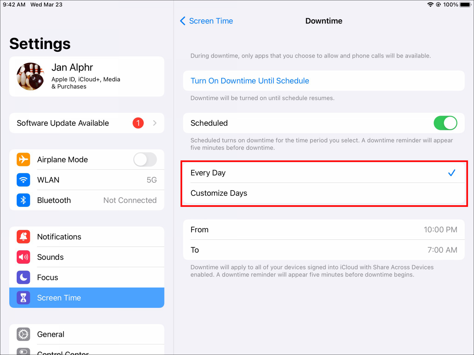 How to Set a Timer to Turn Off iPad