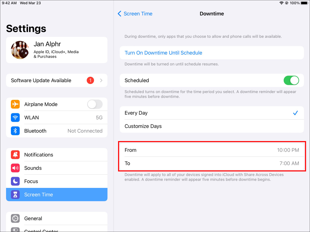 How to Set a Timer to Turn Off iPad