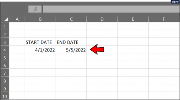 How to Calculate Days Between Two Dates in Excel
