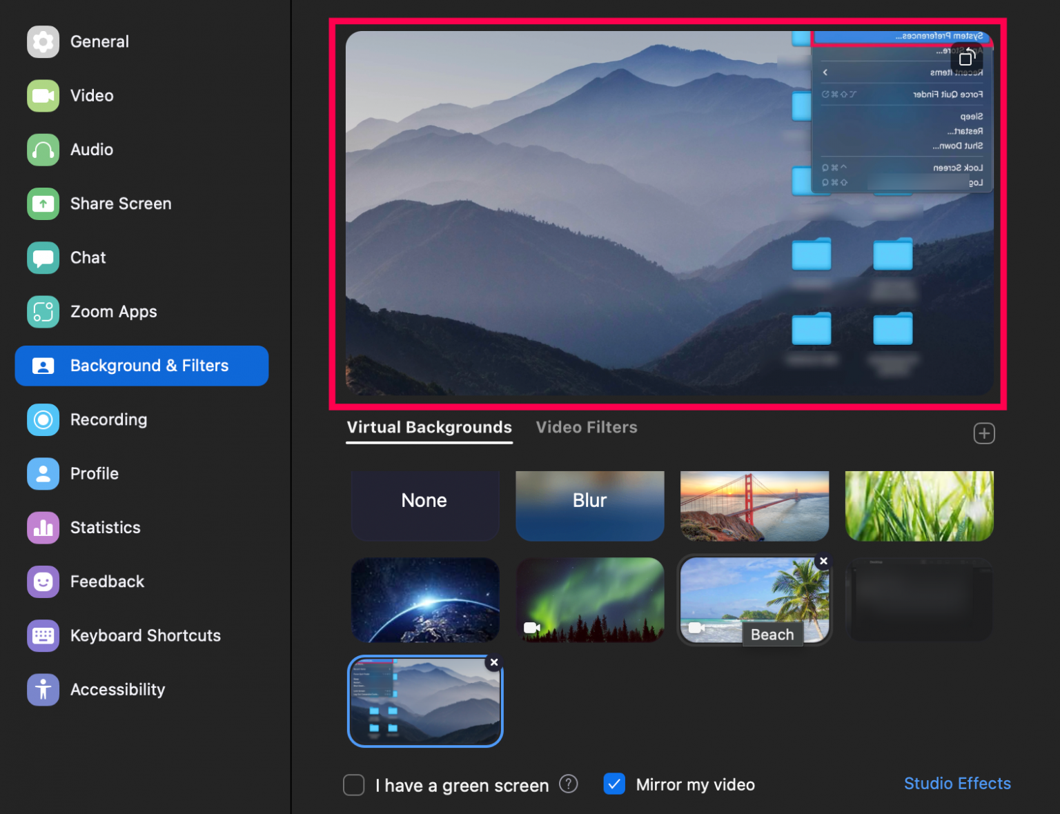 How to Blur the Background in Zoom