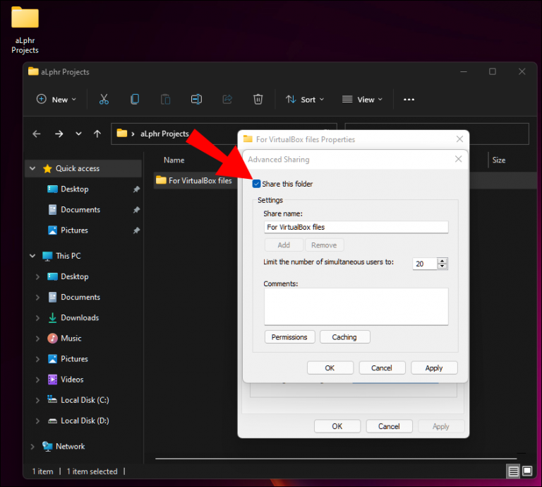 How To Transfer Files from VirtualBox to Host