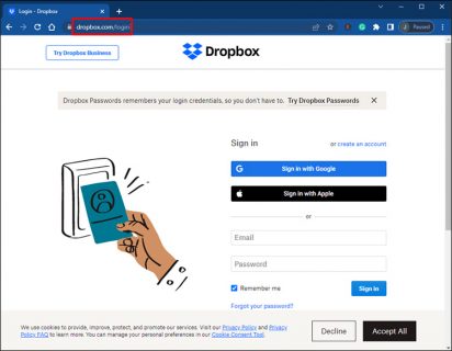How to View How Much Free Space Available in DropBox