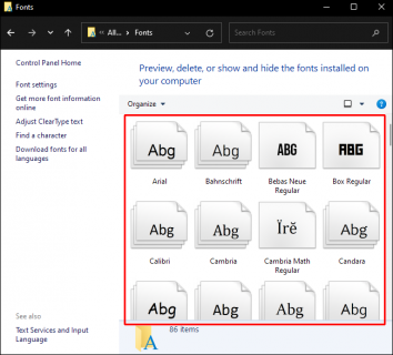 Where Does Windows Store Fonts?