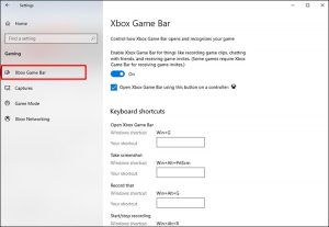 How to Enable Xbox Game Bar in Windows