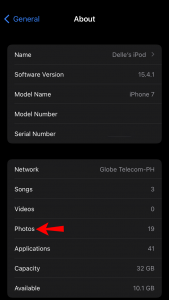 How To Count Photos on an iPhone