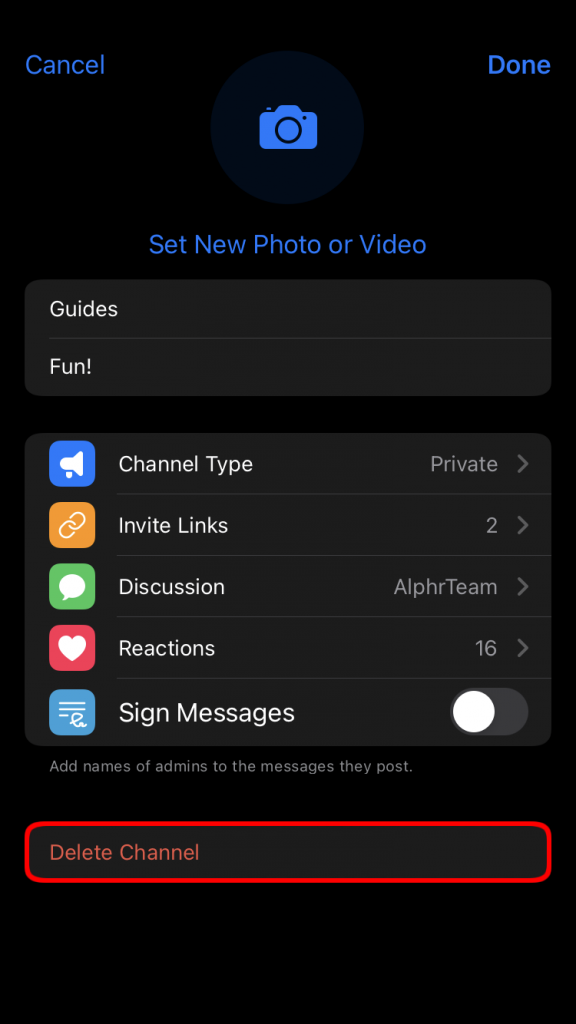 How To Delete a Channel in Telegram