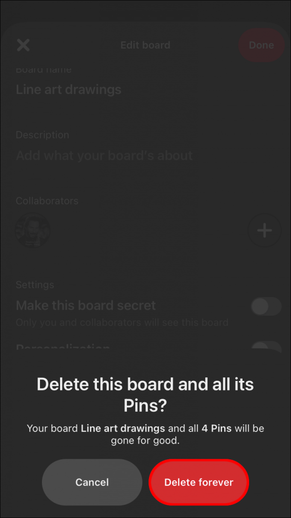 How to Delete a Board in Pinterest