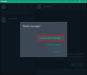 How to Delete a Message in WhatsApp