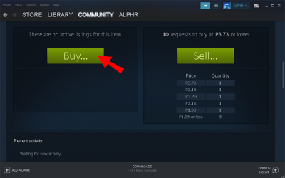How to Buy Trading Cards on Steam