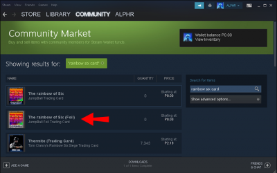 How to Buy Trading Cards on Steam