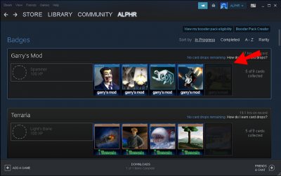 How to Buy Trading Cards on Steam