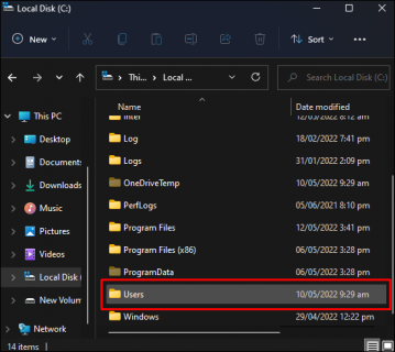 How to Rename a User Folder in Windows 11