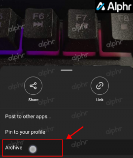 How To Archive or Unarchive Instagram Posts