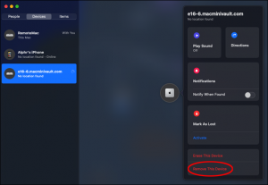 How to Delete a Device from Find My