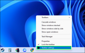 How to Make the Taskbar Smaller in Windows 11