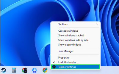How to Make the Taskbar Smaller in Windows 11