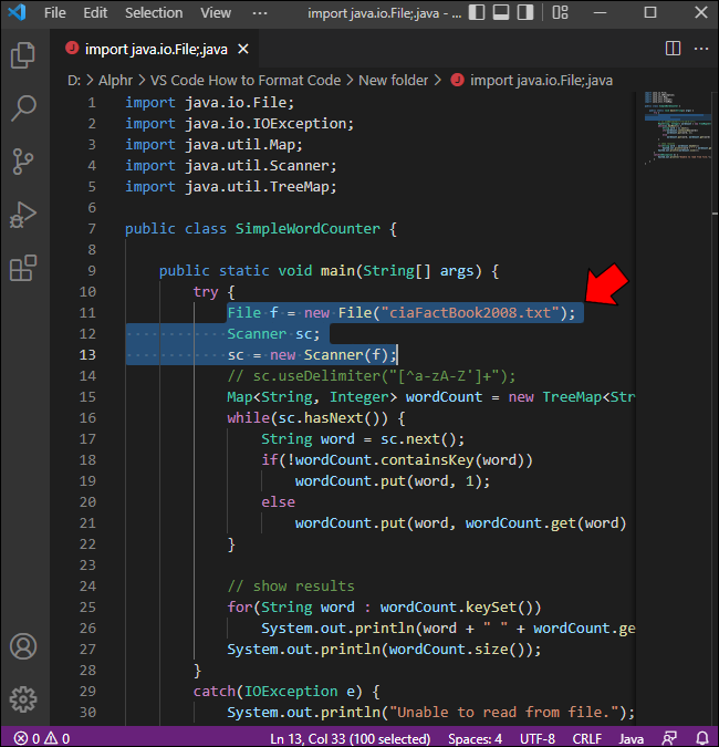 How to Format Code in VS Code