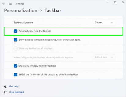 How to Make the Taskbar Smaller in Windows 11