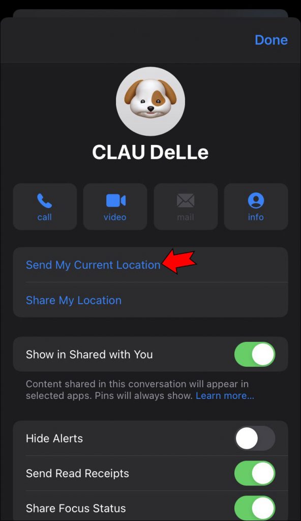 How To Send Your Location in iMessage