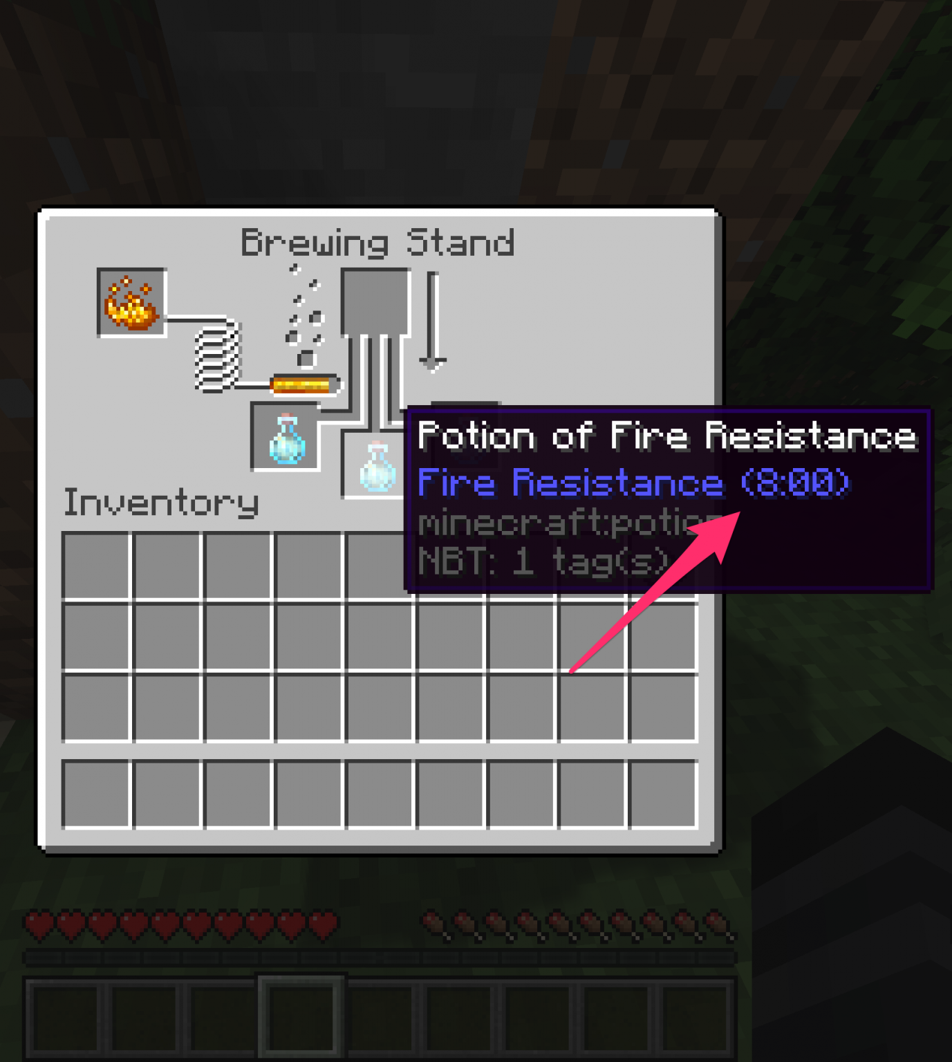 How to Make a Fire Resistance Potion in Minecraft