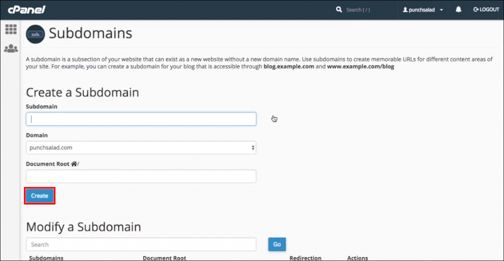 How To Create a Subdomain in GoDaddy