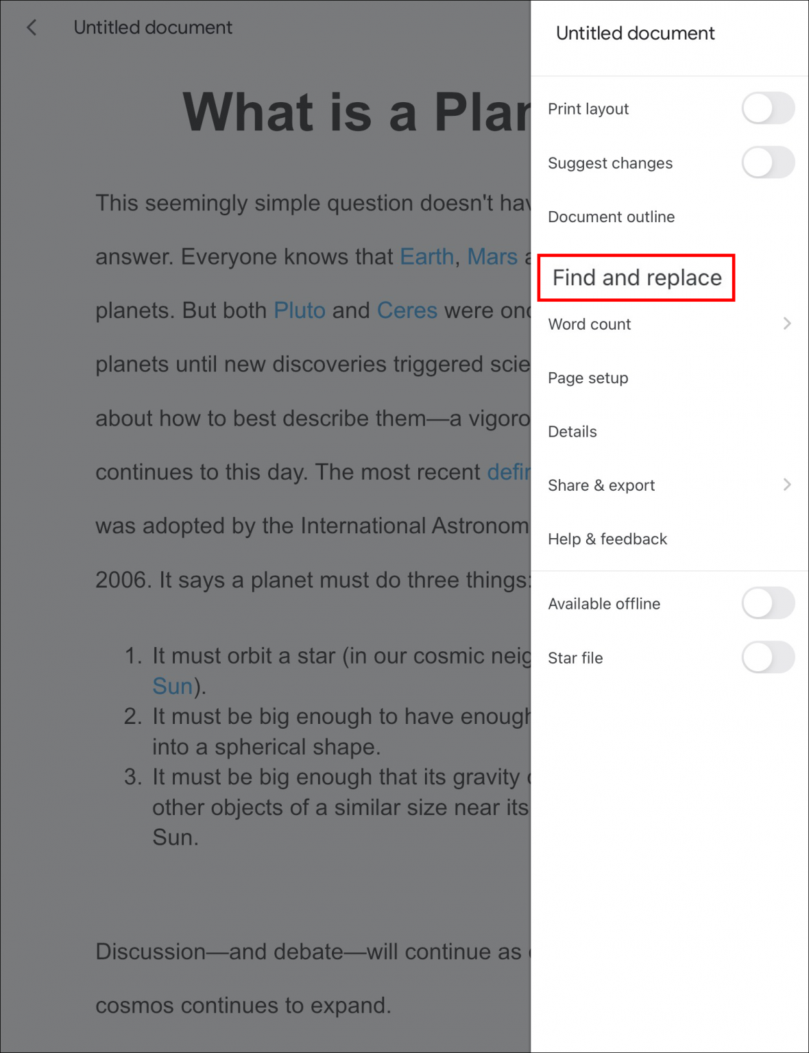 How To Control F on an iPad